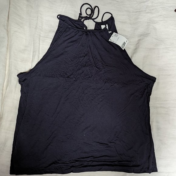 H&M | Tops | Nwt Hm Navy Halter Top Tank L | Poshmark